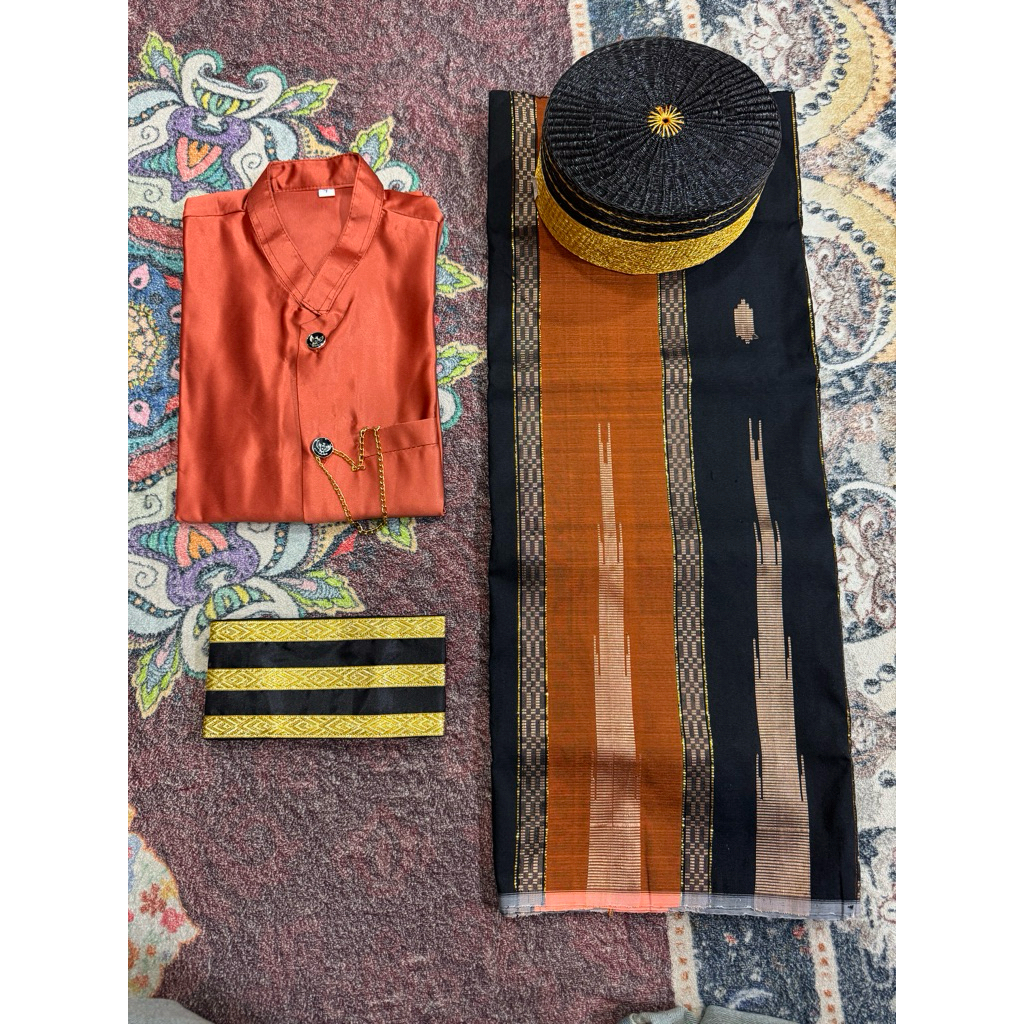 Jual (ANAK) WARNA TERRACOTA JAS TUTUP BRIDAL PREMIUM ADAT BUGIS ...