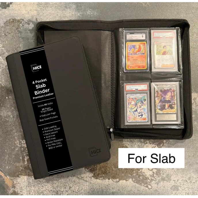 Jual HICE PSA Slab Binder 2x2 4 Pocket 10 Pages for PSA, CGC, BGS ...