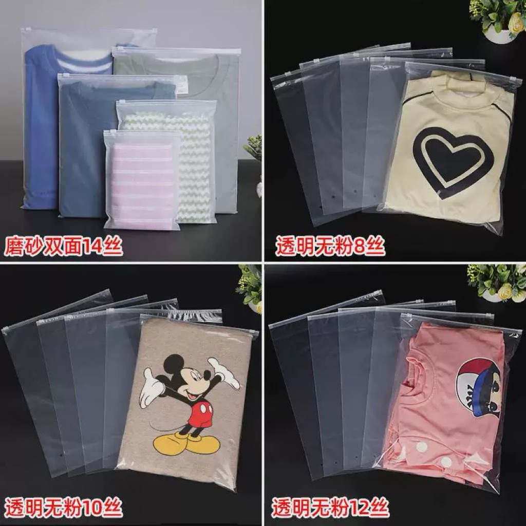 Jual delunashop Zipper Bag Organizer Pouch Transparan Serbaguna Ziplock ...