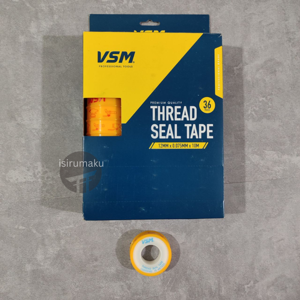 Jual Sealtape Seal Tape 10 Meter VSM / Isolasi Isolatipe Pipa Keran ...
