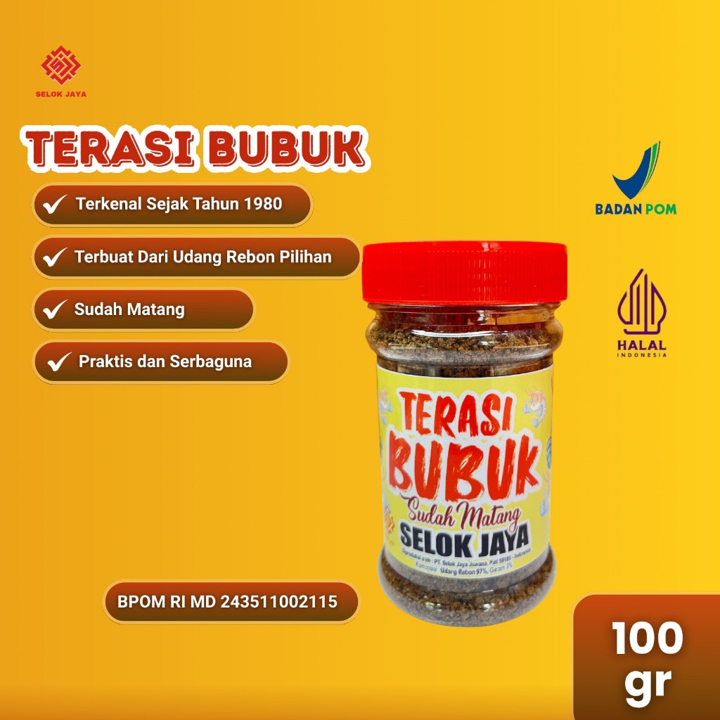 Jual TERASI BUBUK MATANG SELOK JAYA 100 GR | Shopee Indonesia