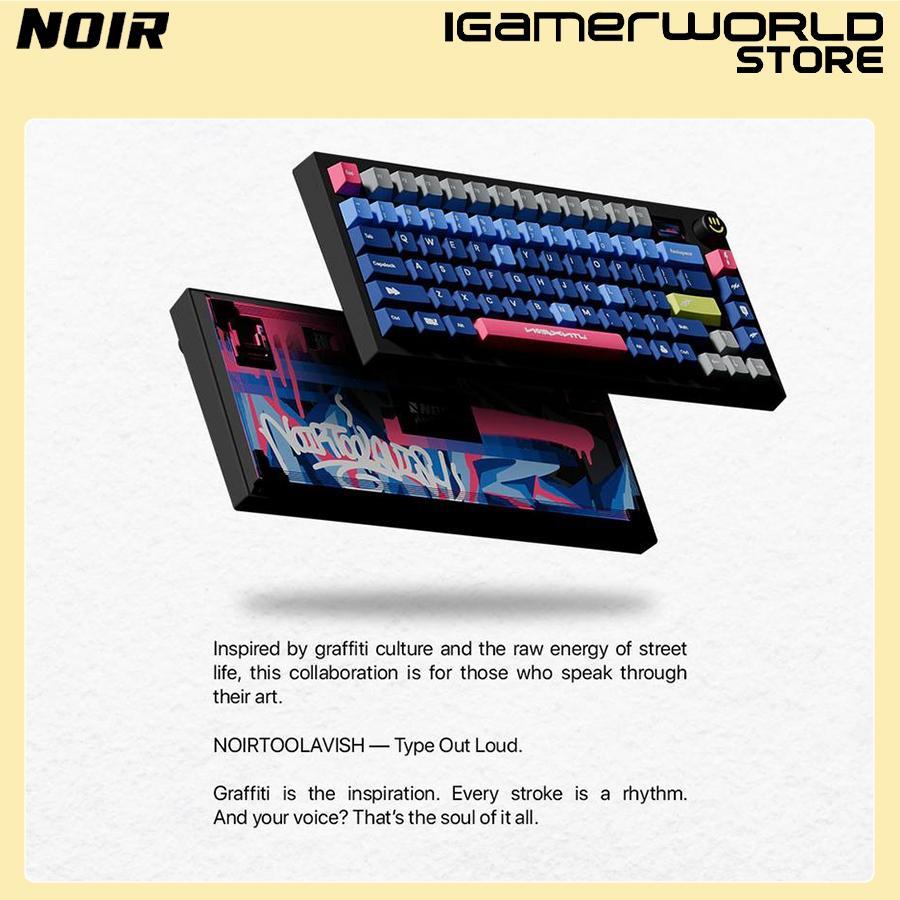 Jual Noir Timeless82 V2 Nevertoolavish Type Out Loud Edition RGB ...
