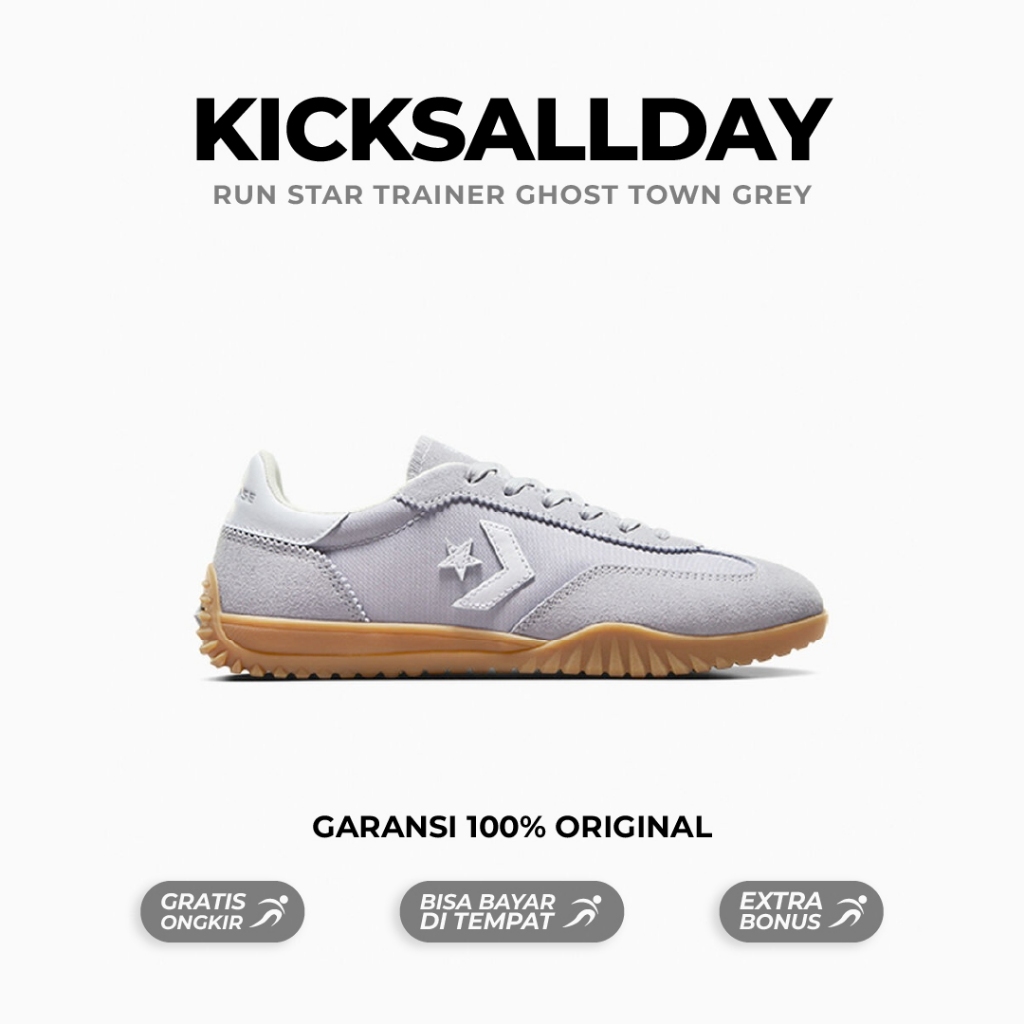 Jual Converse Run Star Trainer Ghost Town Grey Original 100% BNIB ...