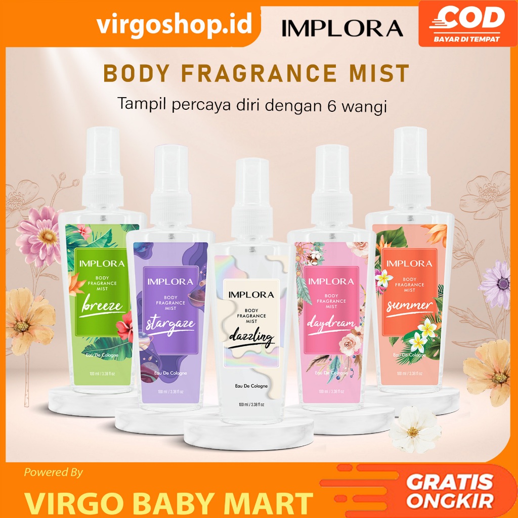 Jual Implora Body Fragrance Mist 100ml - Minyak Wangi Parfum Wanita ...