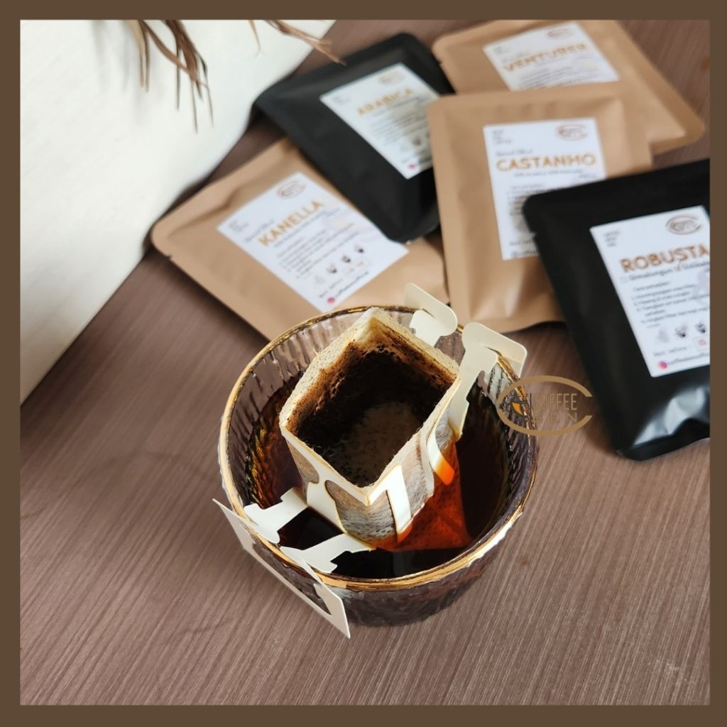 Jual Kopi Drip Bag Sachet Praktis Robusta Arabica Special Blend Kanella ...