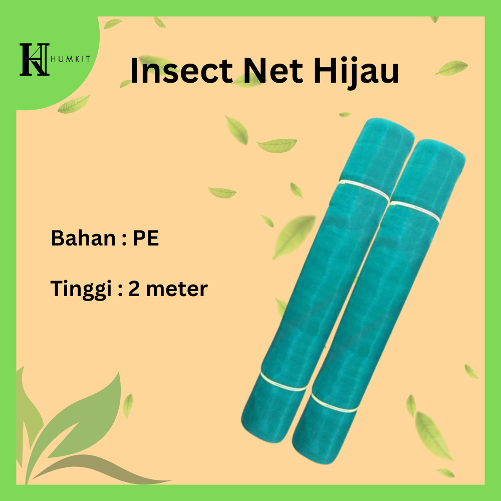 Jual Jaring Waring Kasa Hijau Insect Net Anti Serangga Lebar 2 meter ...