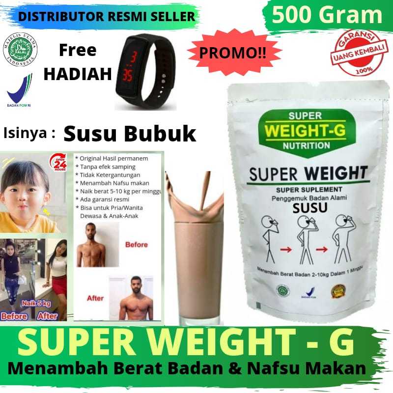 Jual SUSU SUPER WEIGHT GAIN - Susu PENGGEMUK BADAN - TERBUKTI MENAMBAH ...