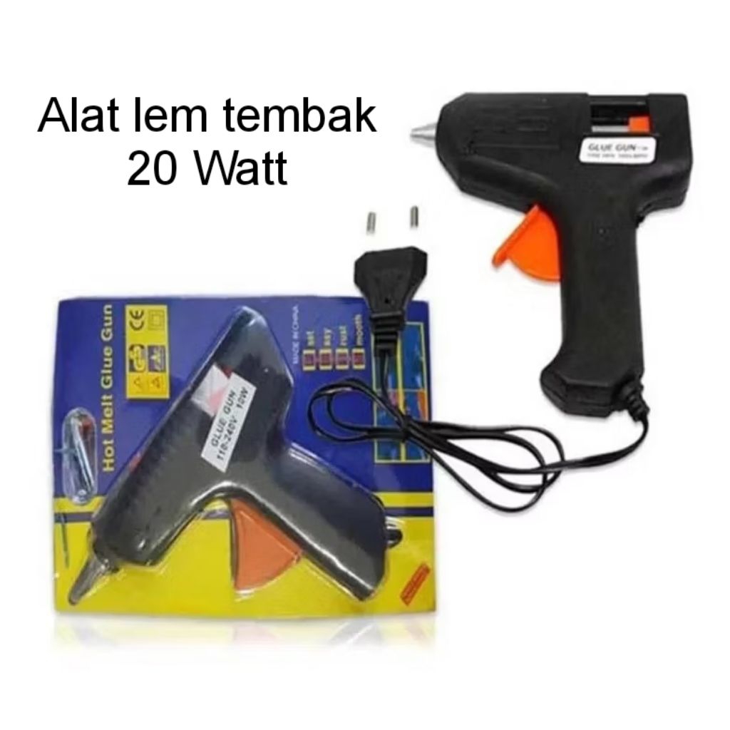 Jual Alat Lem Tembak 20 Watt / Glue Gun 20 Watt – Lem Meleleh Cepat ...