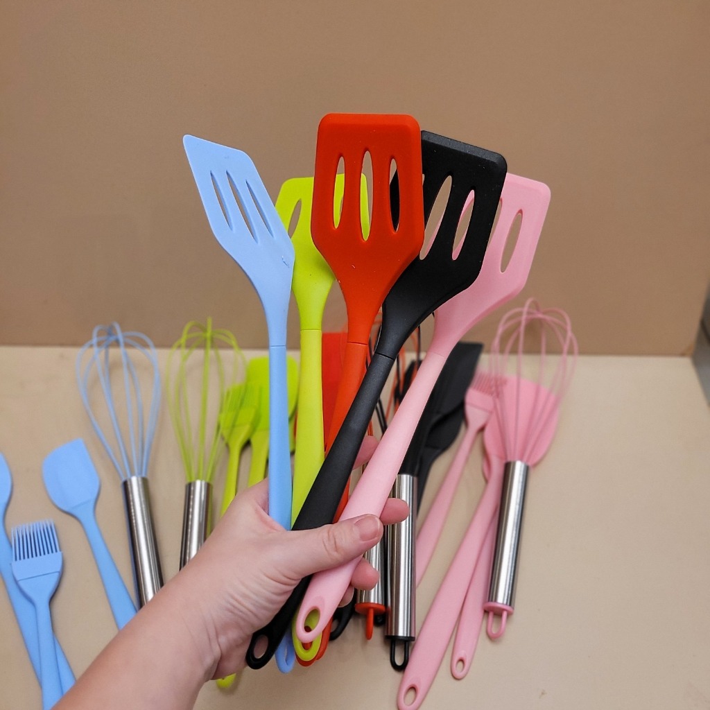Jual senangSBY Spatula Set Alat Masak 5 In 1 Sutil Scrap Kocokan ...