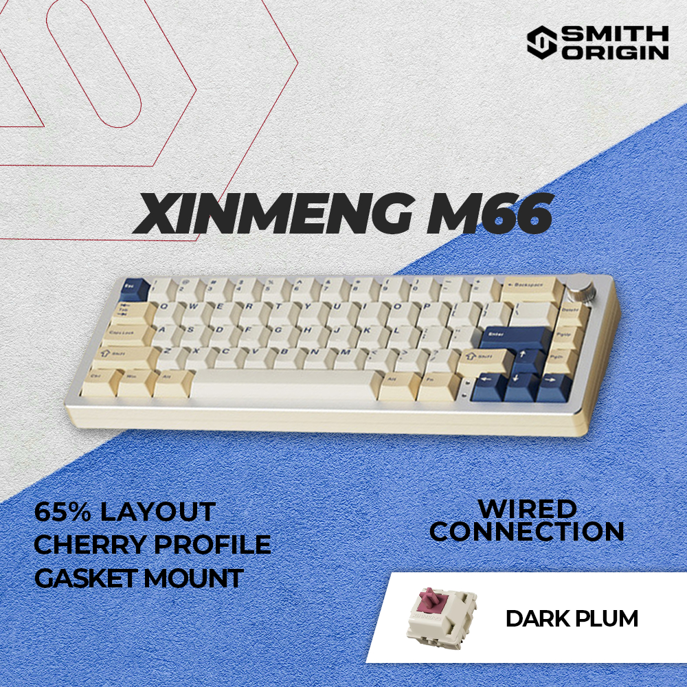 Jual XINMENG M66 Mechanical Keyboard Aluminium Alloy Multifunctional ...