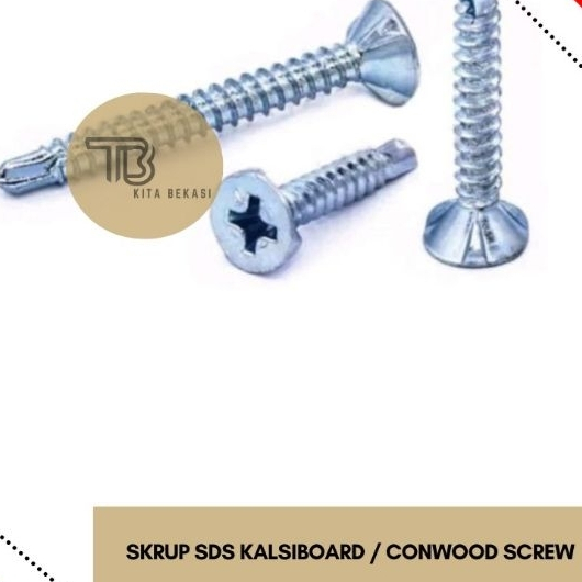 Jual SKRUP ROOFING SDS FH 7X30 / FLAT HEAD SELF DRILLING SCREW ...
