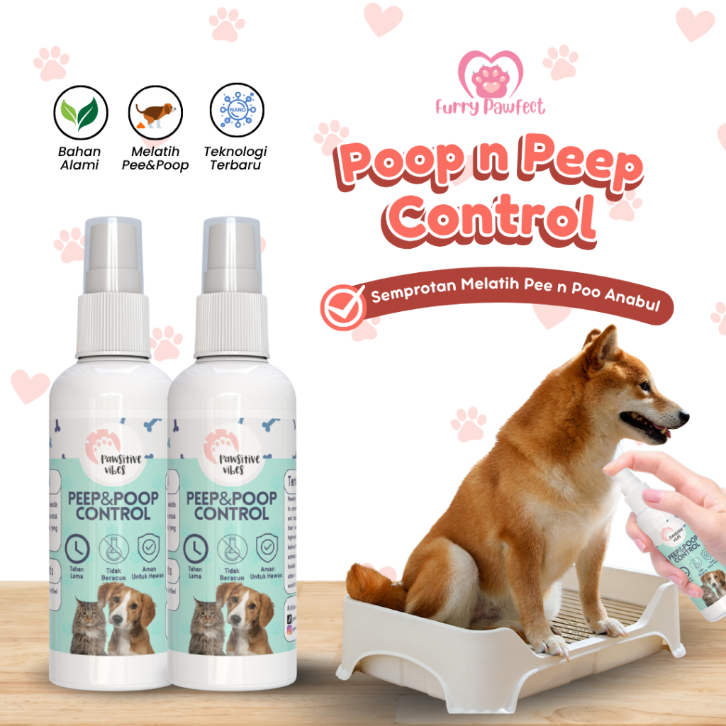 Jual Pee Poop Control Potty Training Spray 120ml Spray Melatih Pipis ...