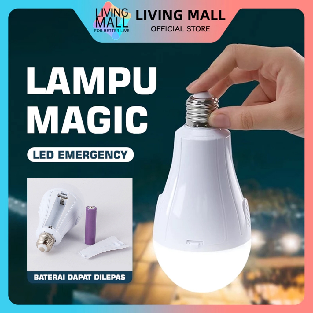 Jual Lampu Darurat ABulb 10W-30W / Lampu LED Emergency Magic / Lamp Pasar Malam | Shopee Indonesia
