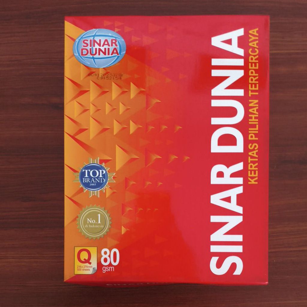 Jual Kertas HVS SIDU / SINAR DUNIA Q 80gsm, Kertas Fotocopy / Print ...