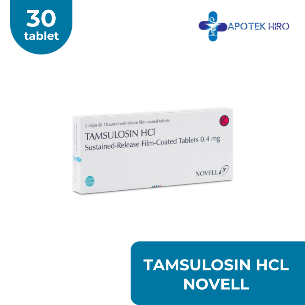 Jual Tamsulosin 0.4 Mg 1 BOX 30 tablet NOVELL | Shopee Indonesia