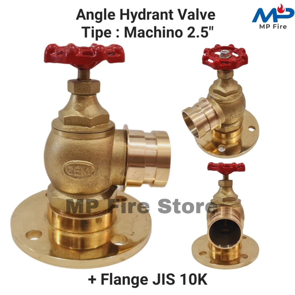Jual FIRE ANGLE HYDRANT LANDING VALVE ZEKI 2.5 in 65 MM COUPLING ...