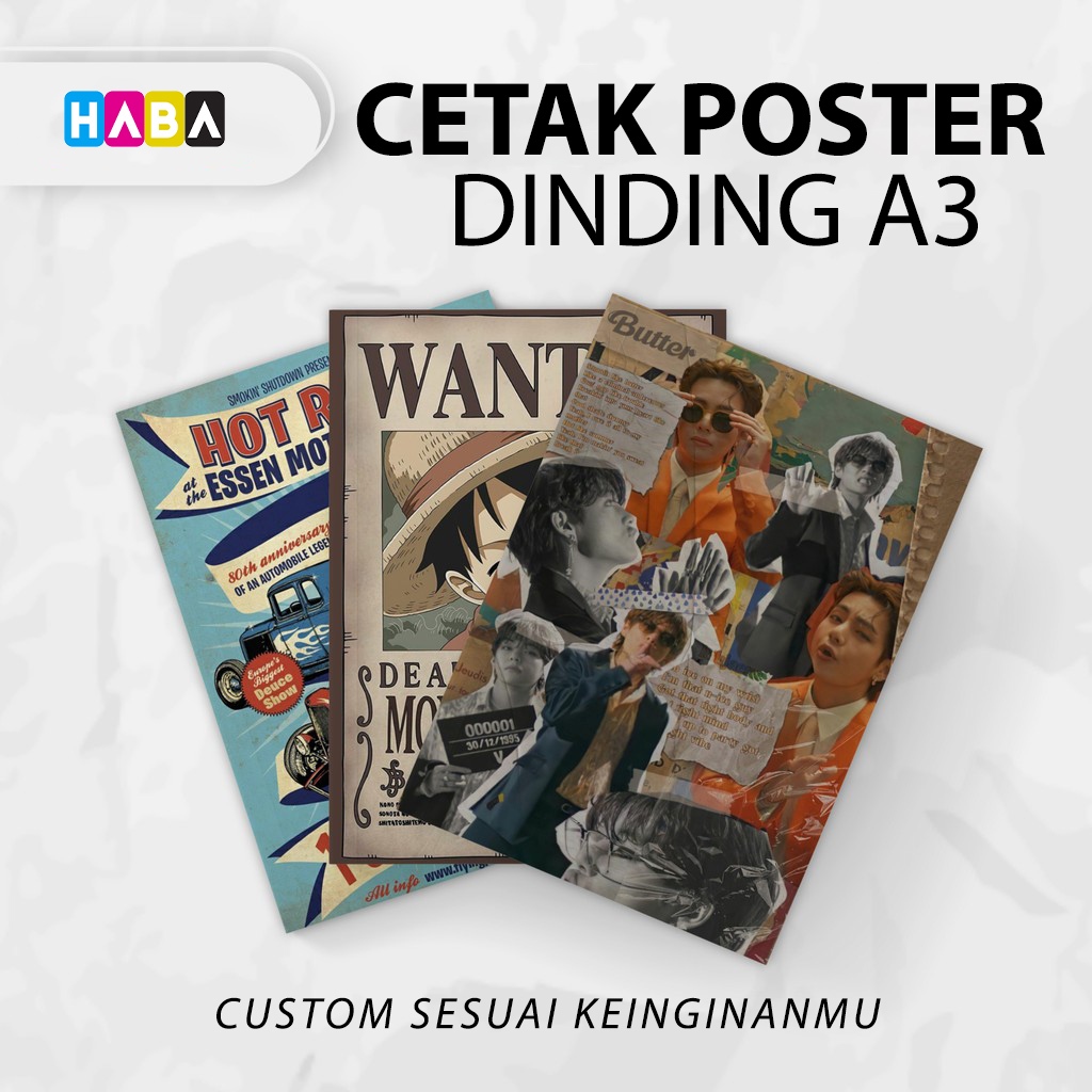 Jual Poster Dinding Custom A3 | Shopee Indonesia