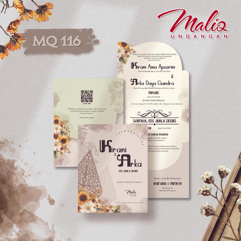 Jual Blangko Undangan Maliq 116 | Blangko Undangan kosong | Kertas Undangan Kosong Murah ...