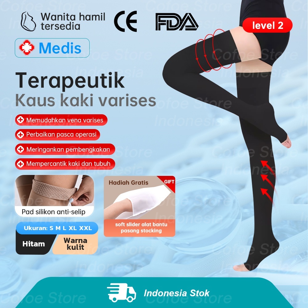 Jual Stocking Varises ccl 2 Medical Compression Kaos Kaki Bengkak ...