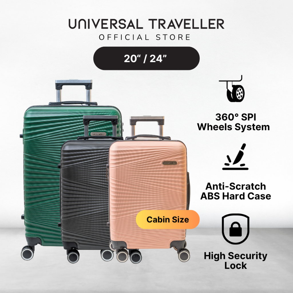 Jual KOPER URBANLITE EKA (20" , 24") ABS 8-Wheels Spinner Hard Case ...