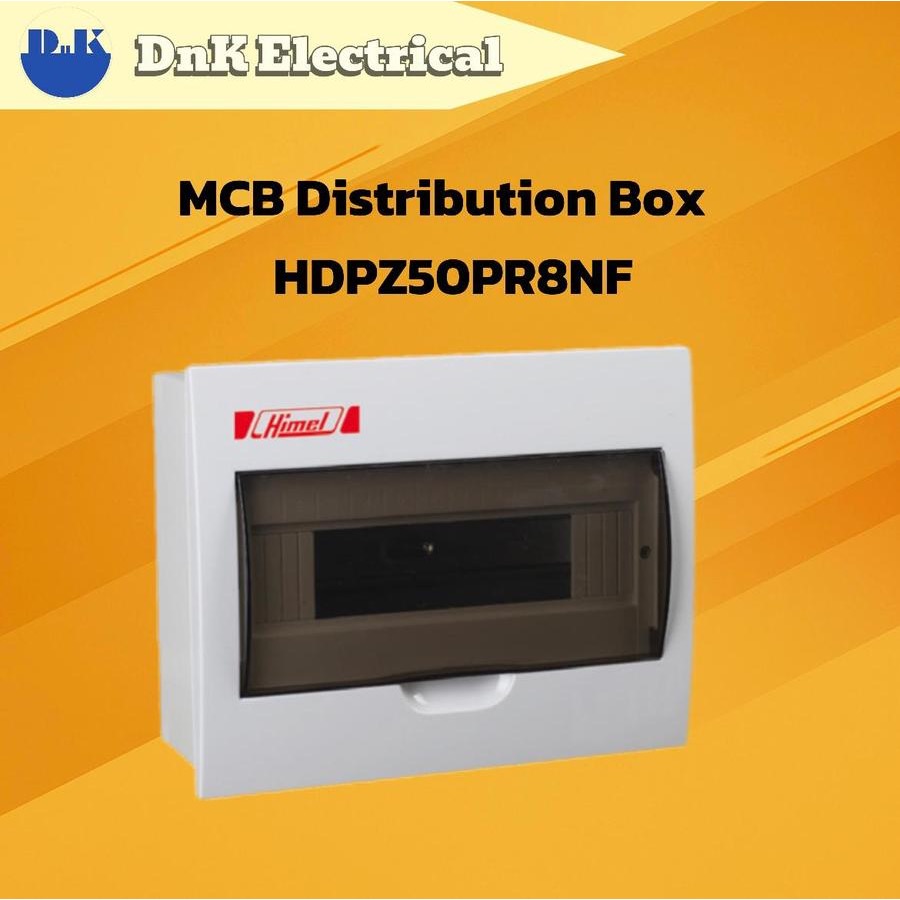 Jual MCB Distribution Box Himel HDPZ50PR8NF 8 Pole 100A 6kA IP30 Flush ...
