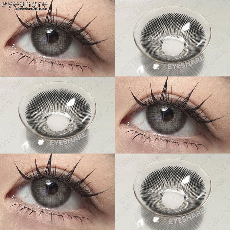 Jual Softlens Gray Lensa Kontak 1 Pasang Berwarna Riasan Mata Lensa ...