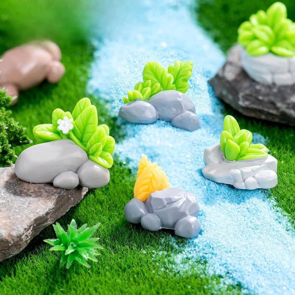 Jual MINIATUR DIORAMA BATU POT BONSAI | Shopee Indonesia