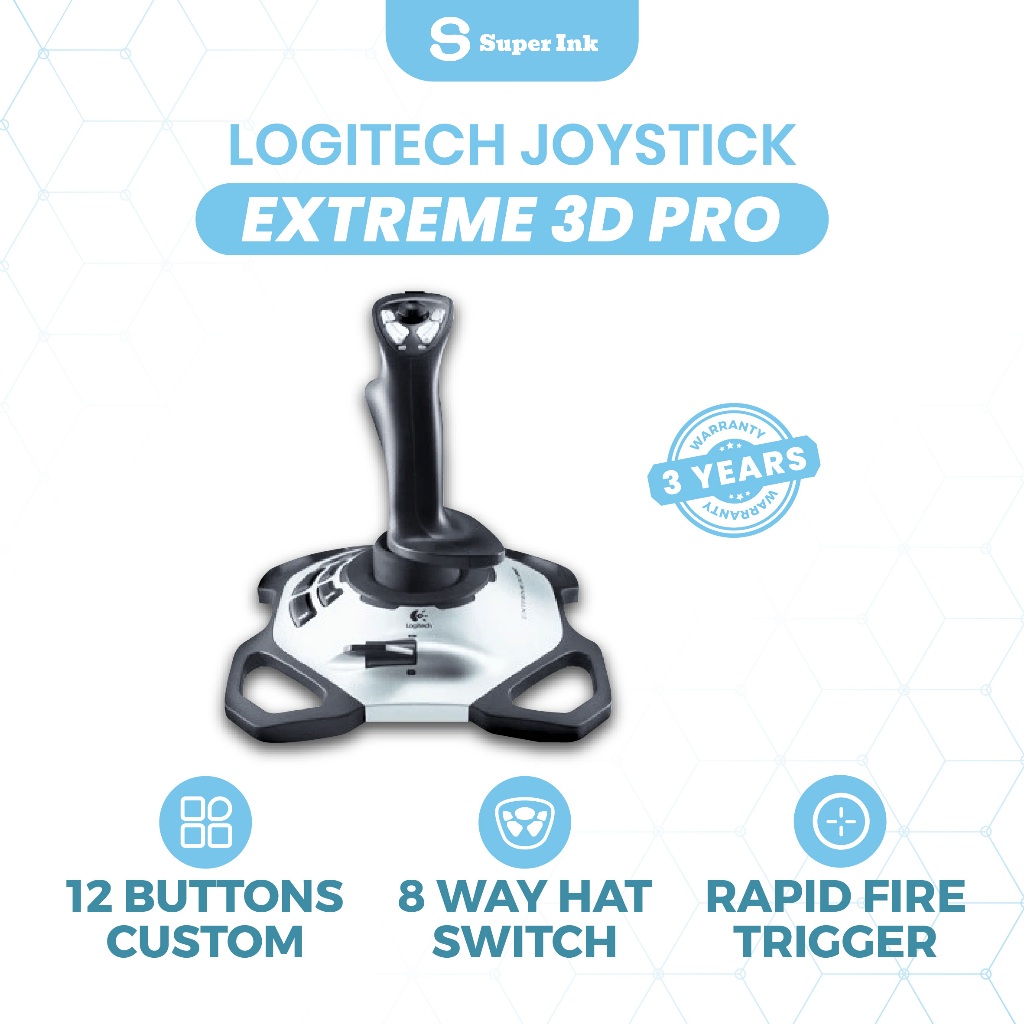 Jual LOGITECH EXTREME WINGMAN 3D PRO JOYSTICK FLIGHT SIMULATOR 100% ...