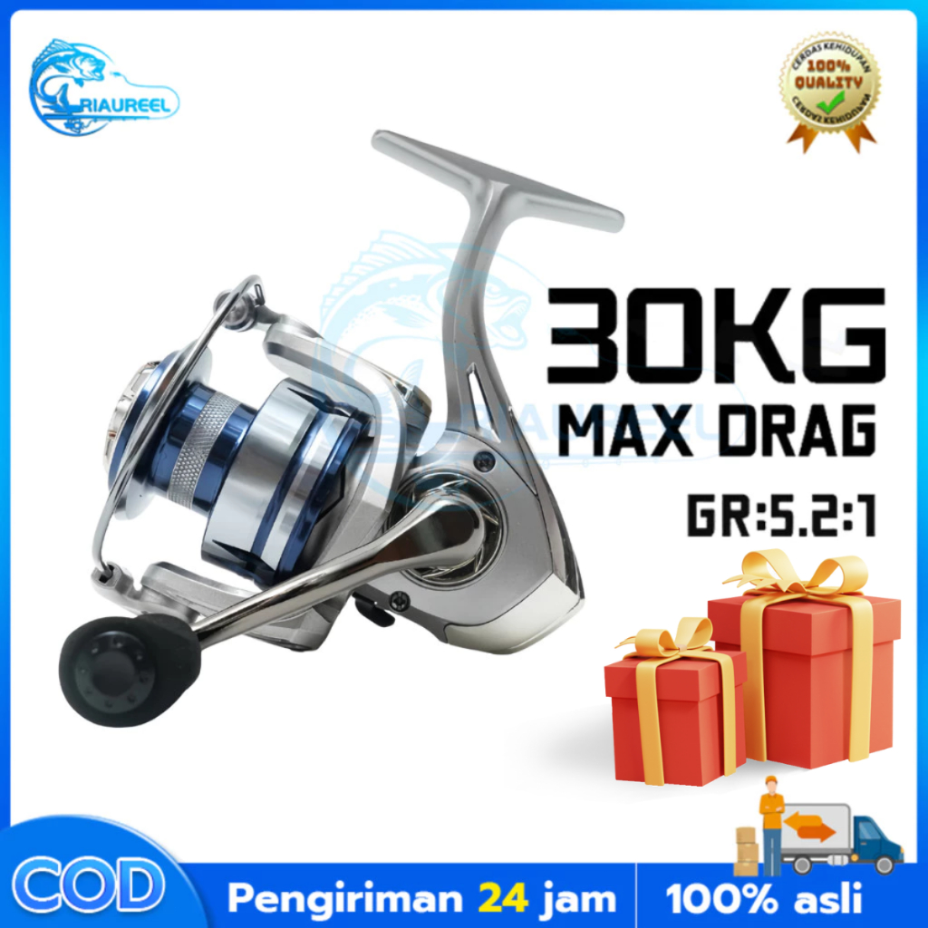 Jual REEL PANCING POWER HANDLE ONE WAY SEAKINGS TURBO 12+1BB MAX DRAG ...