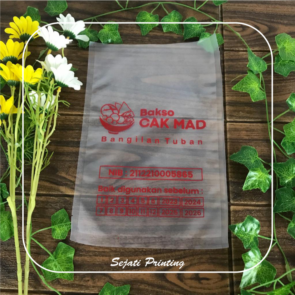 Jual (Isi 100 pcs) Sablon Plastik Murah Vacum Emboss 11, 15, 16, 20 ...