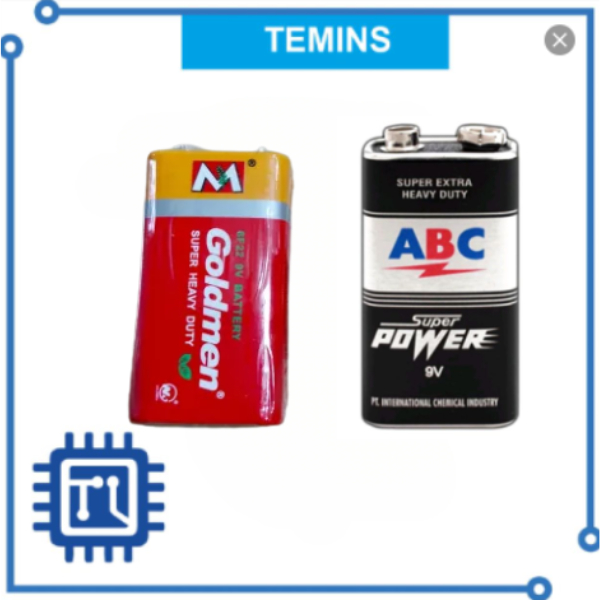 Jual BATRE baterai batt battery ABC Super Power,Goldmen 9v kotak - abc ...