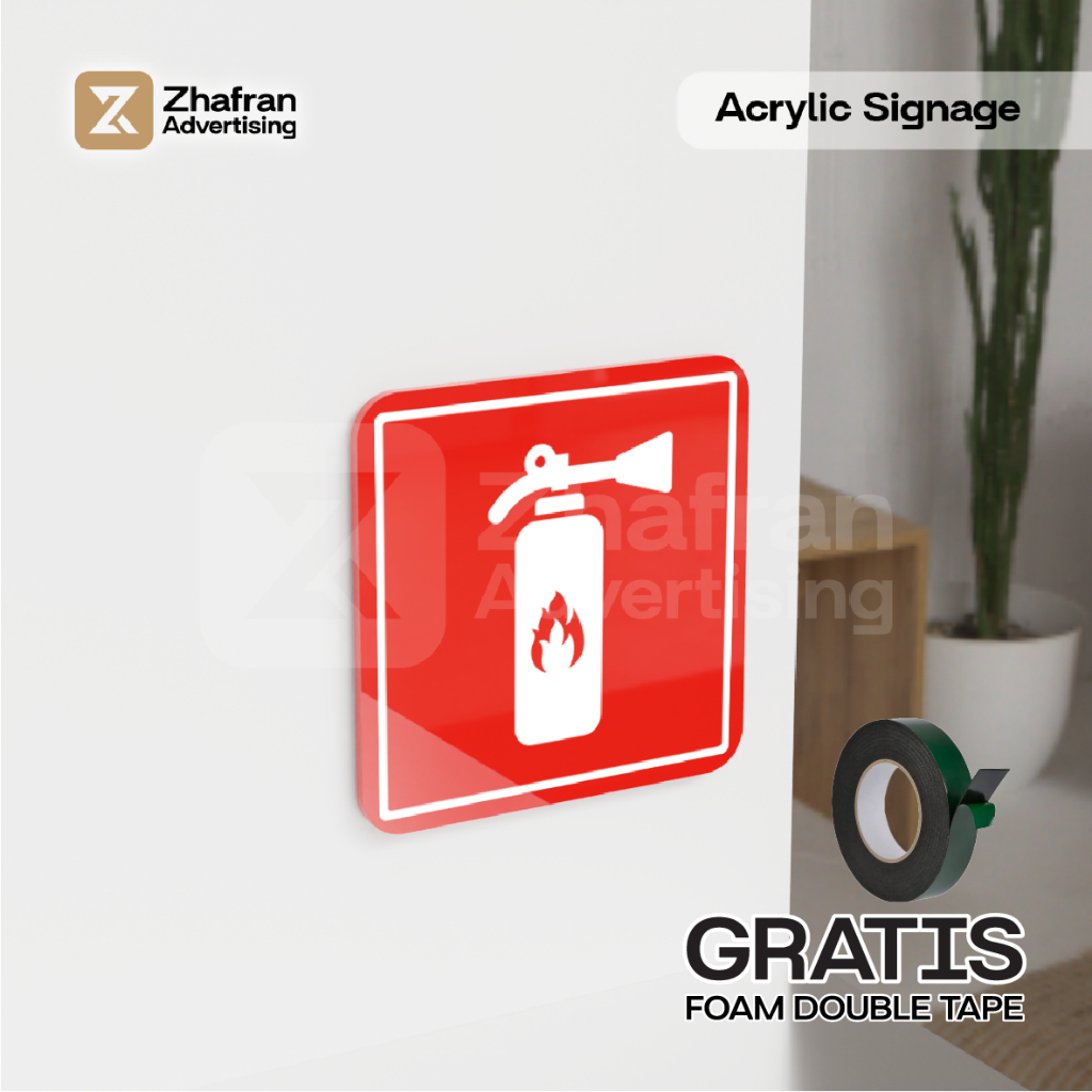 Jual Akrilik APAR Papan Tanda Alat Pemadam Kebakaran / Acrylic ...