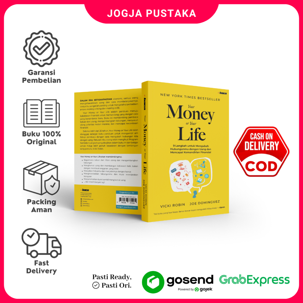 Jual Buku Your Money or Your Life - Vicki Robin & Joe Dominguez ...