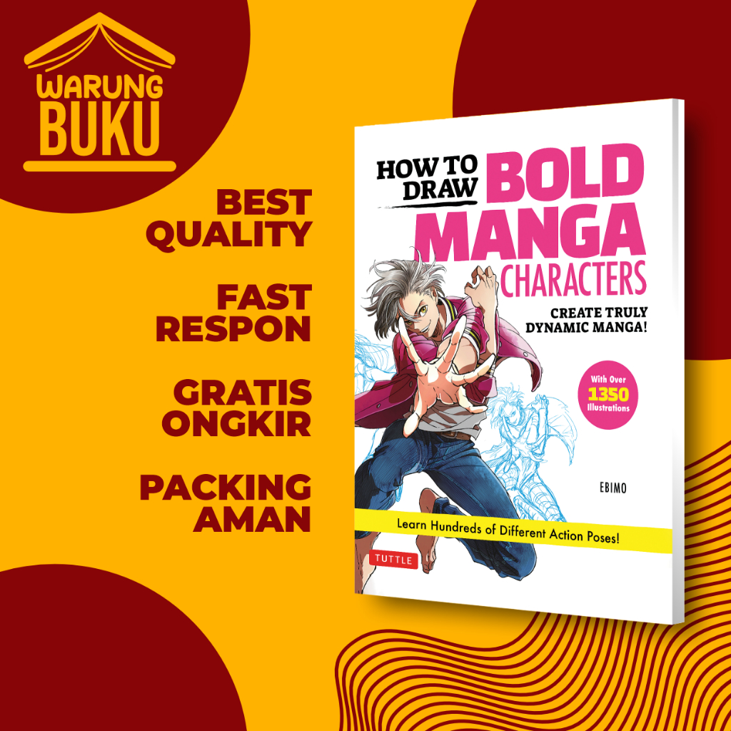 Jual How to Draw Bold Manga Characters: Create Truly Dynamic Manga ...