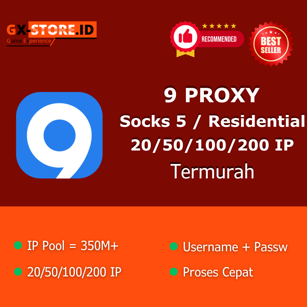 Jual 9 Proxy Socks5 / Residential ( Termurah ) | Shopee Indonesia