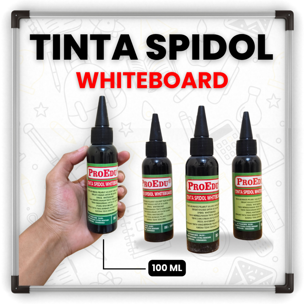 Jual PROEDU Tinta Spidol Whiteboard 100ML - PRAKTIS, LANGSUNG TUANG ...