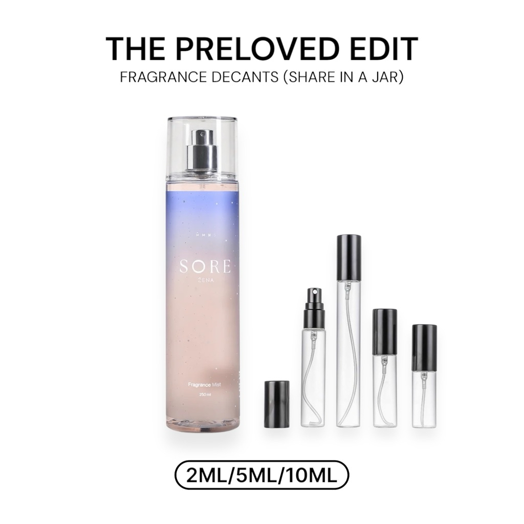 Jual Decant HMNS SORE Zena Fragrance Mist Body Mist Hair Mist | Shopee ...