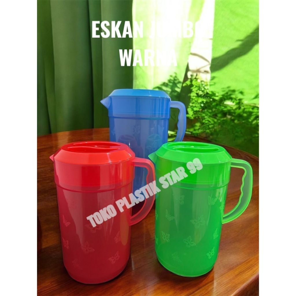 Jual ESKAN JUMBO WARNA PLASTIK | Shopee Indonesia