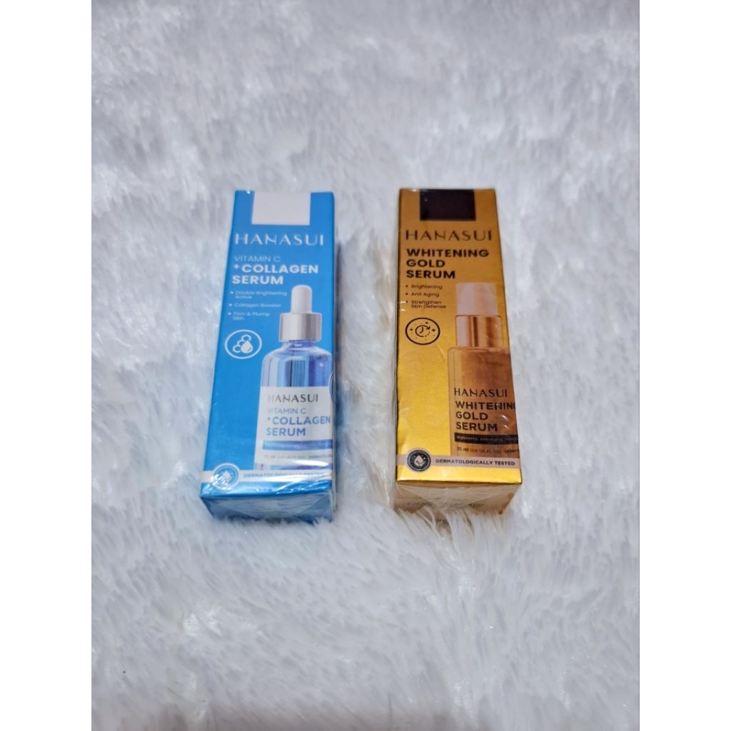 Jual Hanasui Gold Serum & Collagen Serum (Baru + Segel) | Shopee Indonesia