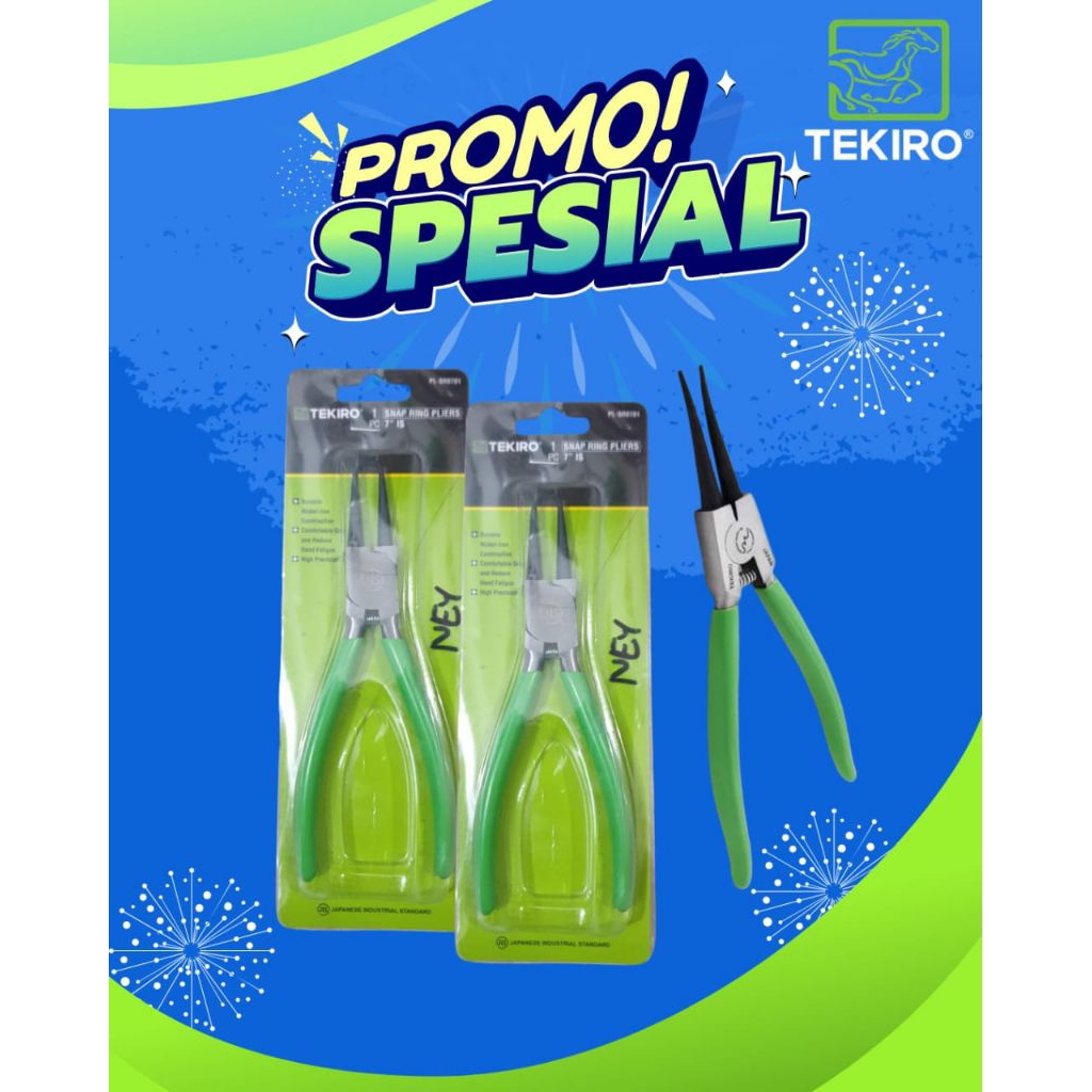 Jual Tang Snap Ring Tekiro 7 Inch - Tang Circlip Luar Dalam Original ...