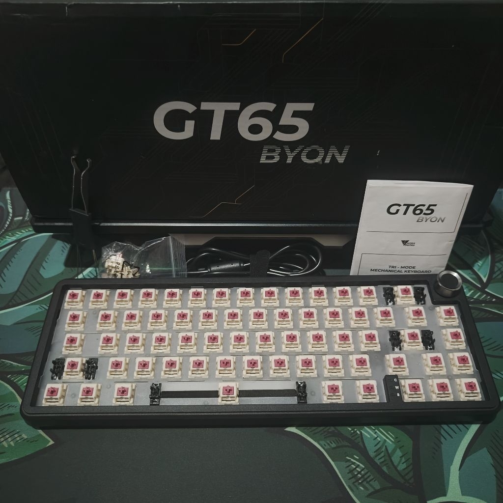 Jual Barebone VortexSeries GT65 BYON 65% Wireless Tri Mode 65% Gasket ...