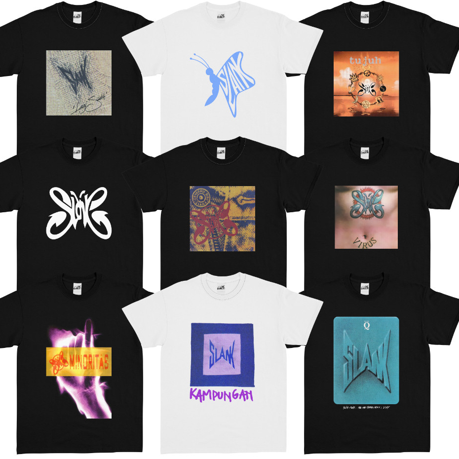 Jual Kaos Musik Merch Tshirt Band Slank Murah Pria Wanita COD Bahan ...