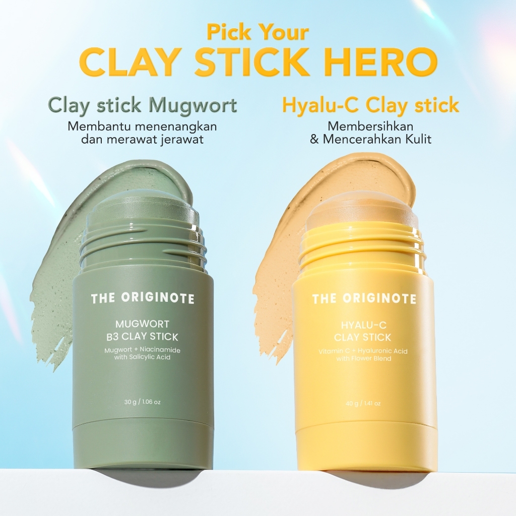 Jual The Originote Hyalu-C Clay Stick - Masker Wajah Membantu ...