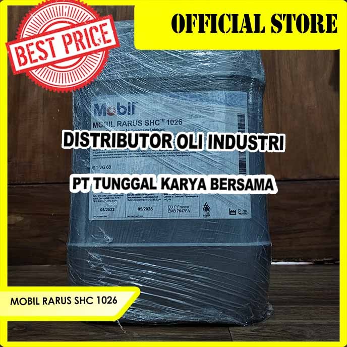 Jual MOBIL RARUS SHC 1026 ( Premium Synthetic PAO Oil Compressor ISO VG ...