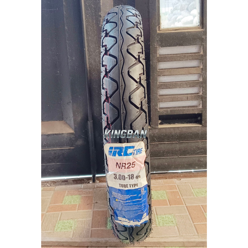 Jual ban SNI IRC 300-18 NR25 ring 18 tubetype | Shopee Indonesia