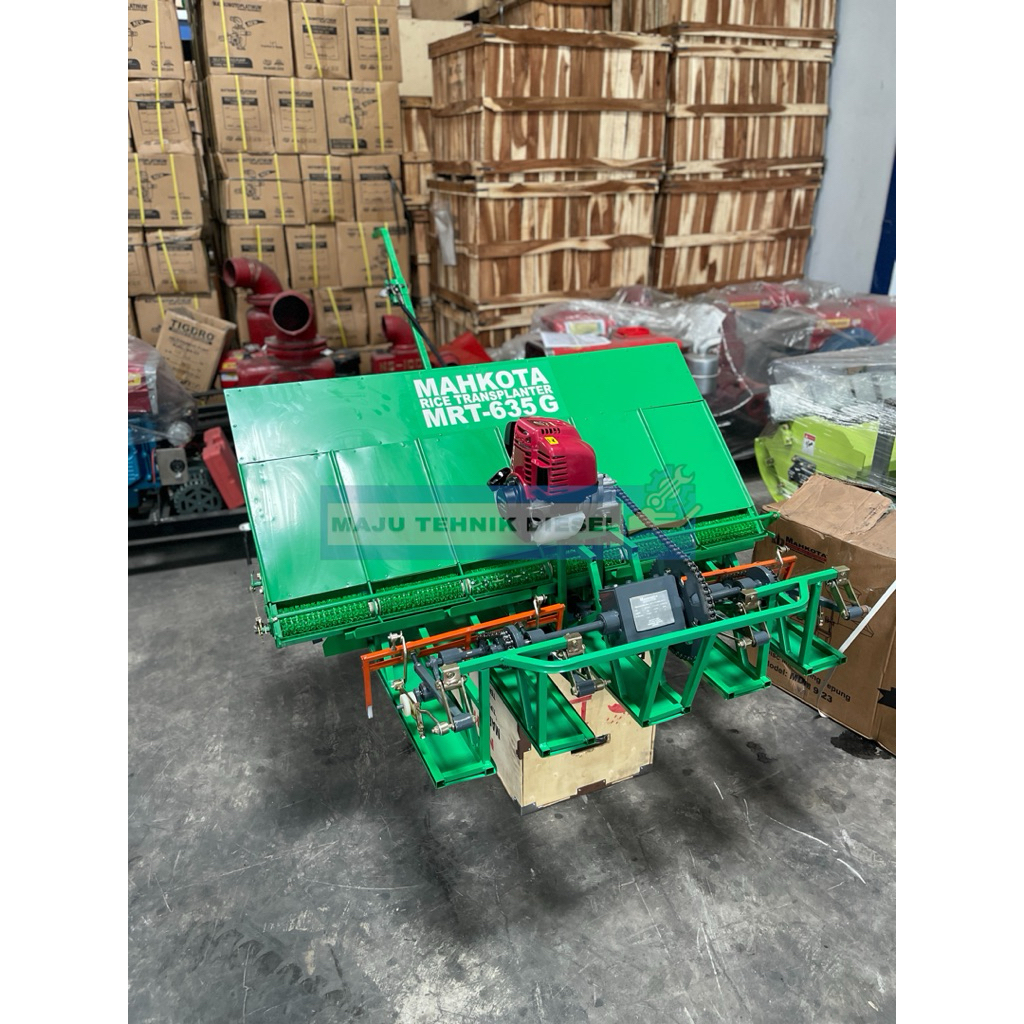 Jual Mesin Alat Tanam Padi / Tanam bibit padi Rice Transplanter Mahkota ...