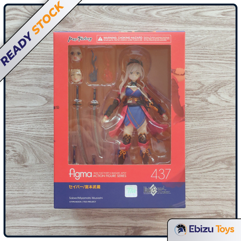 Jual Figma 437 Saber Miyamoto Musashi FGO Fate Grand Order | Shopee ...