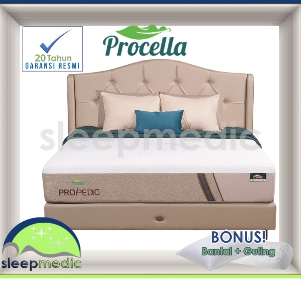 Jual PROCELLA SpringBed PROPEDIC Pocket Spring Latex Orthopedic Firm ...