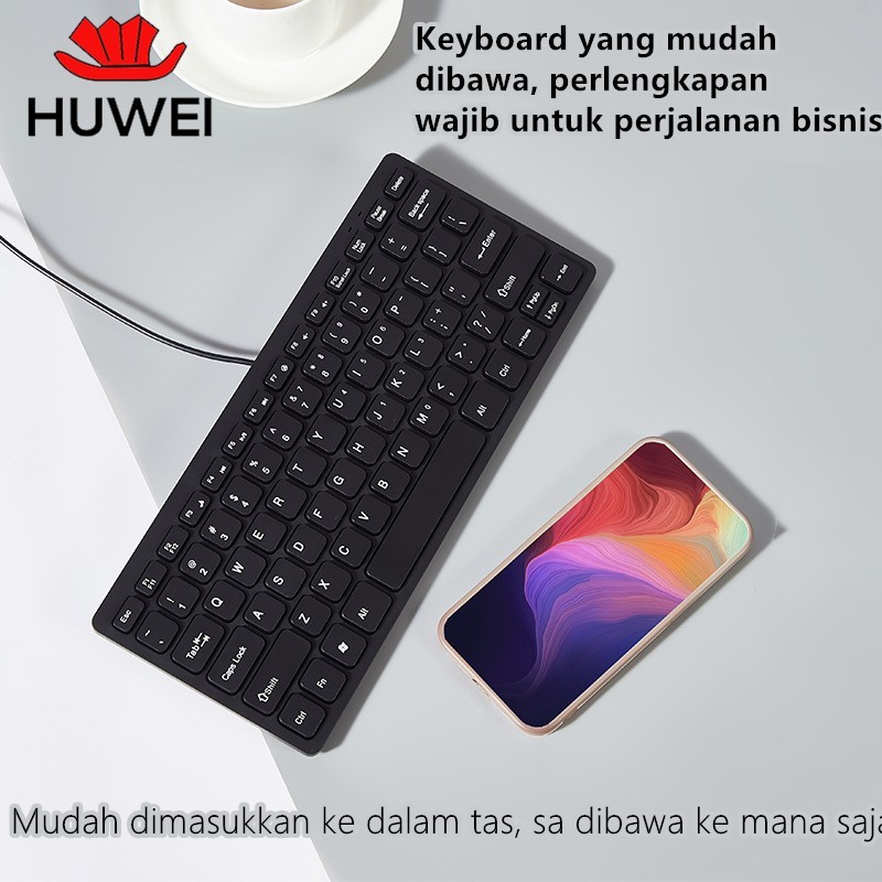 Jual HUWEI K1000 Keyboard mini ultra-tipis yang mudah dibawa dengan ...