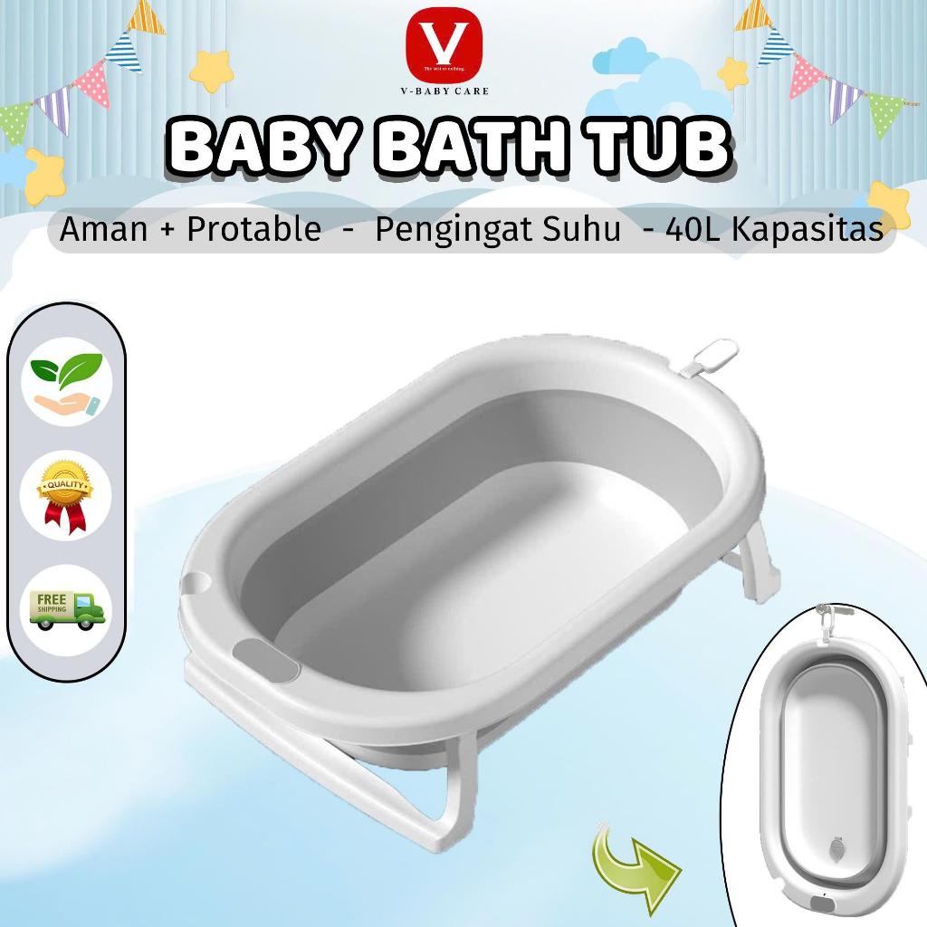 Jual V-BABY CARE Baby Bathtub /Bak Mandi bayi /Bak Mandi lipat bayi ...